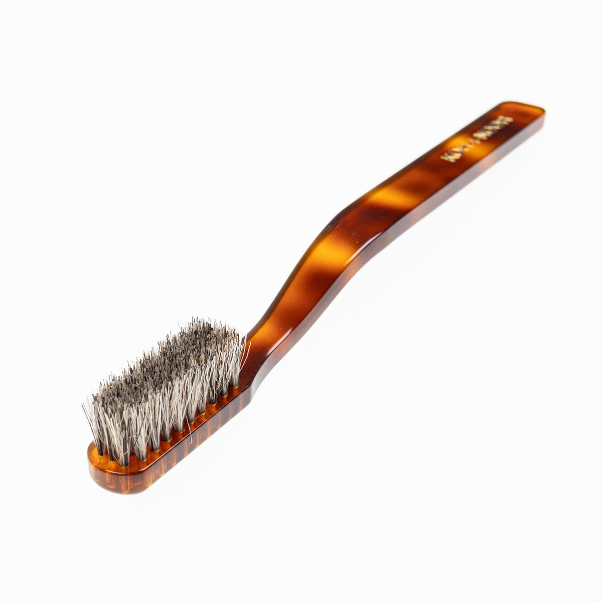 KOH-I-NOOR Tortoiseshell Toothbrush Extra Soft Natural Badger Bristles ...