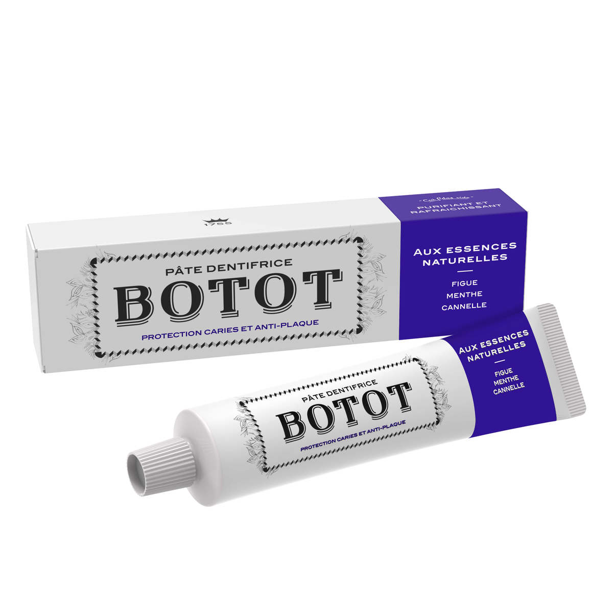 BOTOT Toothpaste PURPLE Fig, Mint, Cinnamon (75ml) – CARTER and BOND