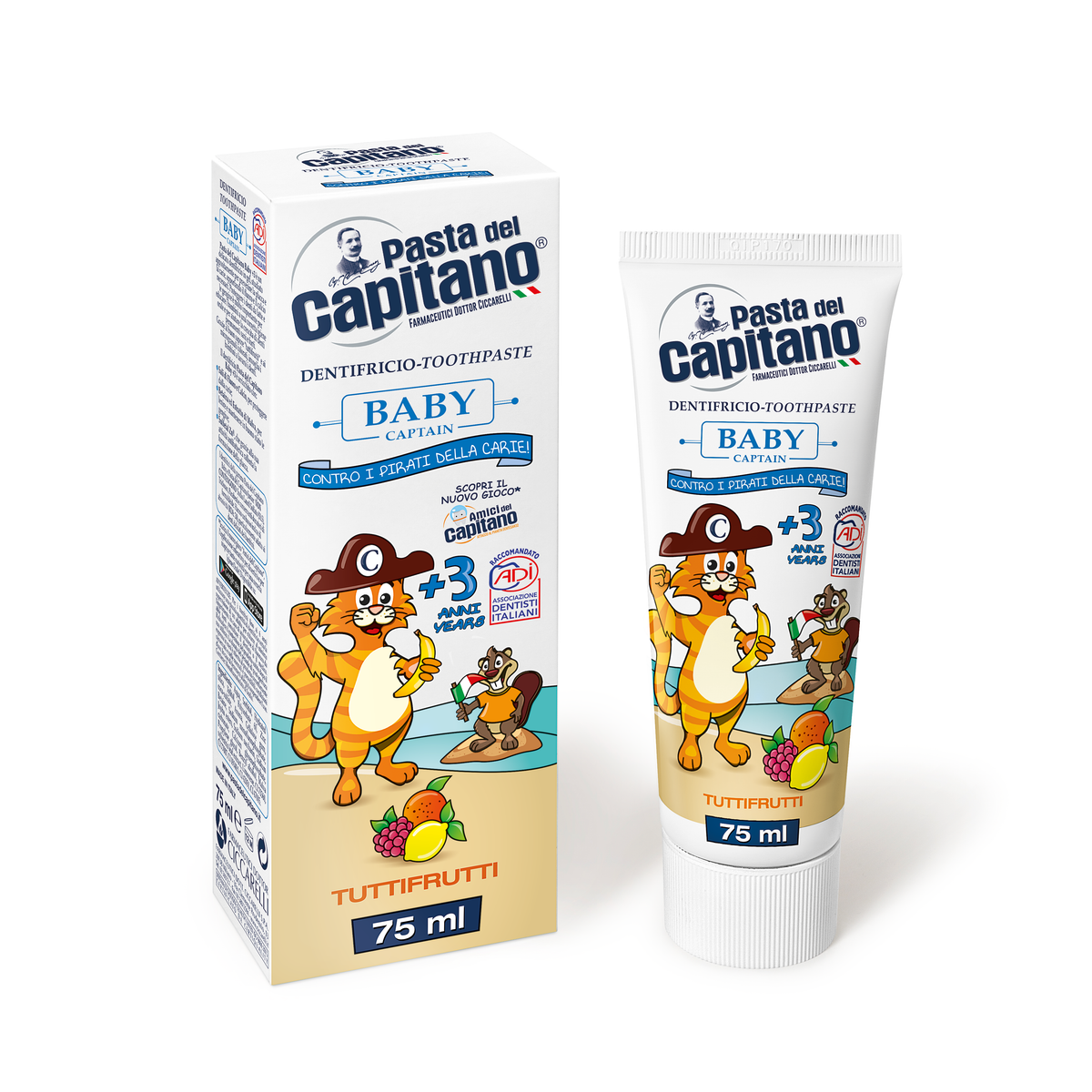 CAPITANO Baby Tutti Frutti Toothpaste (75ml) – CARTER and BOND